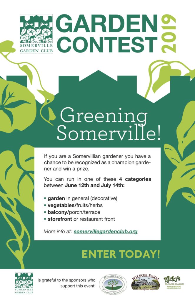 GARDEN CONTEST: GREENING SOMERVILLE